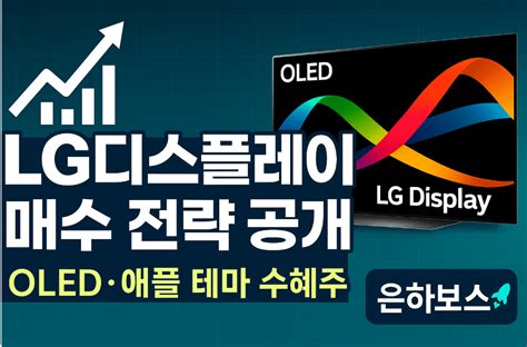 Lg디스플레이 주가 전망 And 목표가·손절가 Oled·애플 테마 수혜주 완전 분석 🚀 The Goldhub