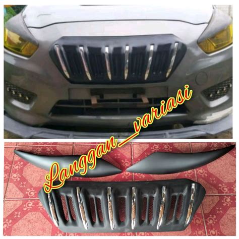 Grill Dan Alis Lampu Datsun Go Panca Tahun 2014 2015 2016 2017 Model Prado Grill Datsun Apolo