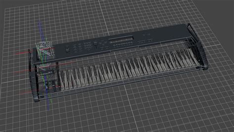 Ensoniq Asr 10 Keyboard 3d Model By Gmartworks