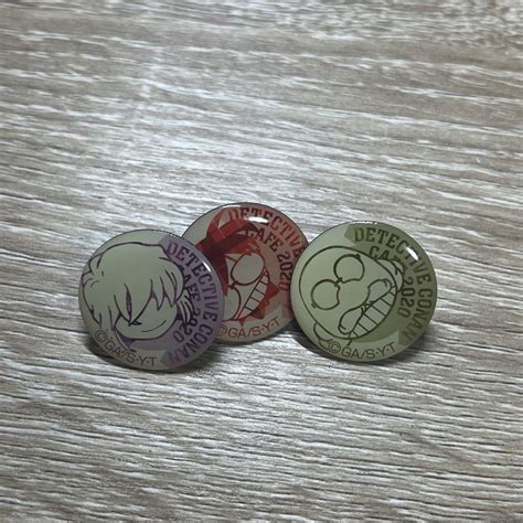 名探偵コナン 灰原哀 江戸川コナン 阿笠博士 ピンズ By メルカリ