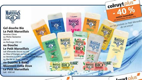 Promo Gel Douche Bio Le Petit Marseillais Ou Douche Le Petit Marseillais Ou Douche Bain
