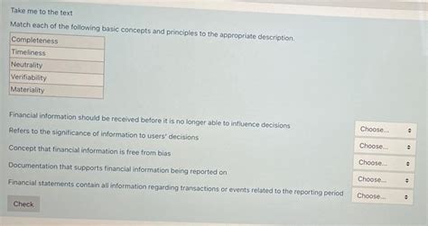 Solved Take Me To The Text Match Each Of The Following Basic Chegg Com