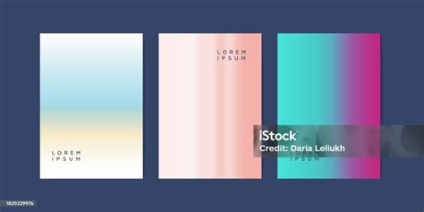 다채로운 홀로그램 포스터를 설정합니다 추상 배경 현대 벡터 일러스트 레이 션입니다 그라디언트 메시가 있는 홀로그램 유체 복고풍 스타일 진주빛 그래픽 소셜 미디어 템플릿 0