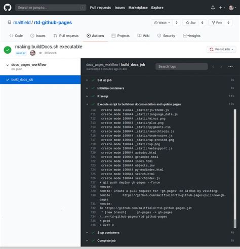 Continuous Documentation Hosting Read The Docs On Github Pages 12 Michael Altfields Tech Blog