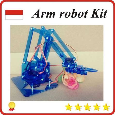 jual robot lengan arm gripper arduino frame only kota palembang kit