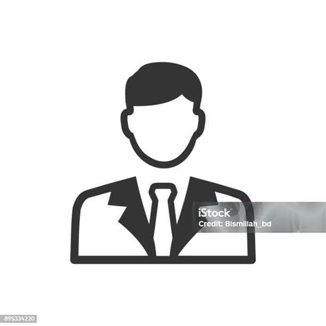 사업가 아이콘크기 경영자에 대한 스톡 벡터 아트 및 기타 이미지 경영자 남성 남자 Istock