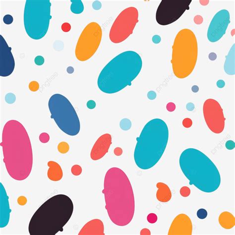 Blob Pattern Seamless Illustration Blob Pattern Seamless Png