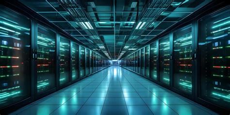 Premium Photo Securing Data Centers Protecting Server Racks Cabinets Network Storage And