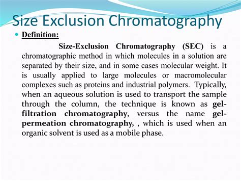 Classification Of Chromatography Pptx