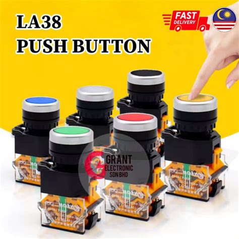 22mm La38 Push Button Non Latching Self Reset Switch La38 11 Shopee Malaysia