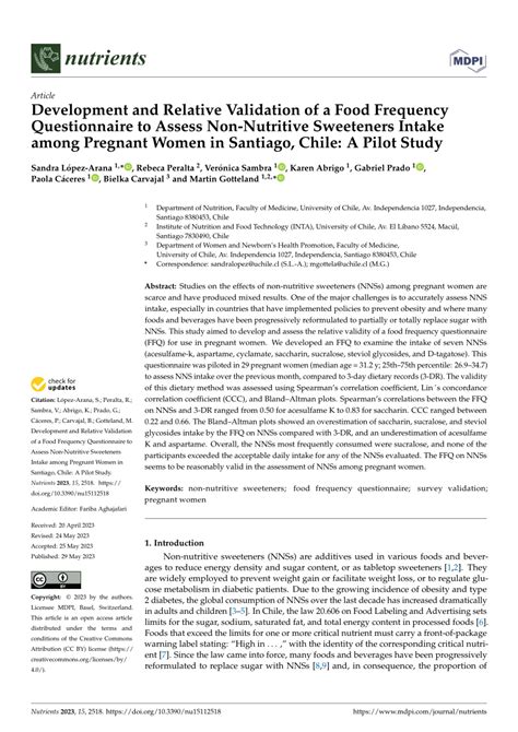 Pdf Development And Relative Validation Of A Food Frequency Questionnaire To Assess Non