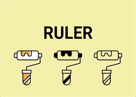 Premium Vector Ruller Icon