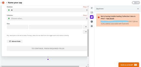Zapier Giving Error On Connection With Mongodb Stack Overflow