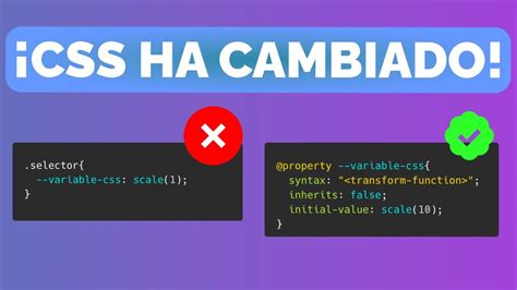 🚀 ¡truco css uso avanzado de custom properties con property youtube