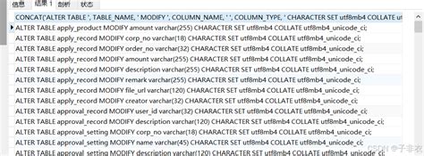 Mysql将数据库所有表格和列编码格式从utf8mb3换成utf8mb4utf8mb3转utf8mb4 Csdn博客