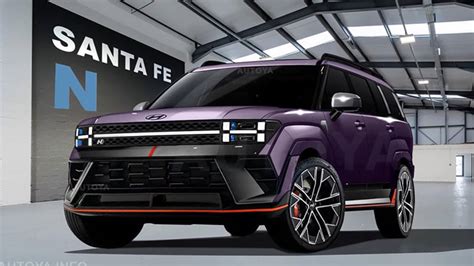 Xem Trước Thiết Kế Hyundai Santa Fe N 2025 Phiên Bản Hiệu Năng Cao
