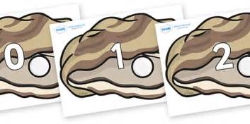 FREE! - Numbers 0-100 on Oysters (professor feito) - Twinkl