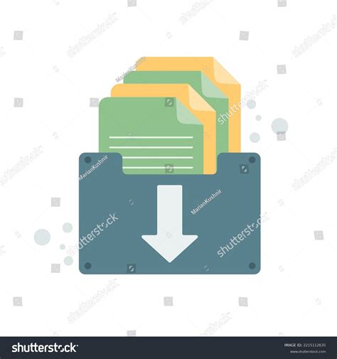 file folder loading documents information cartoon เวกเตอร์สต็อก ปลอด