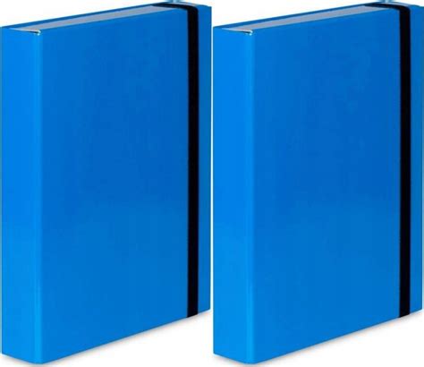 Teczka Skrzyd Owa Niebieska Vaupe Box Caribic A Mm Na Dokumenty X Szt