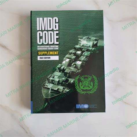 Jual Imdg Code Supplement 2022 Edition Kab Gresik Mitra Bahari Marine Gresik Tokopedia