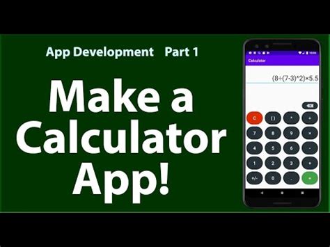How To Make Calculator App In Android Studio Calculator App Tutorial