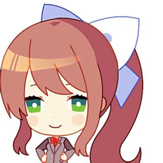 Monika Ddlc Sticker Monika Ddlc Discover Share Gifs