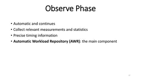 Automatic Performance Diagnosis And Tuning In Oracle PPT