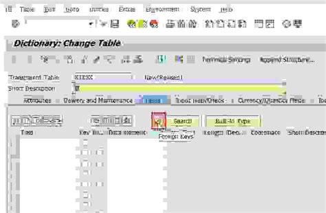 How To Create Foreign Keys In Sap Abap