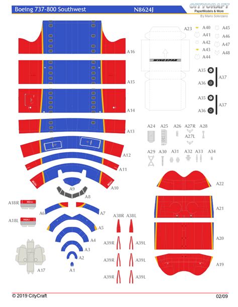 Citycraft Boeing 737 800 Southwest Airlines Canyon Facebook