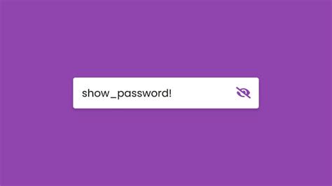 password show or hide toggle using html css and javascript