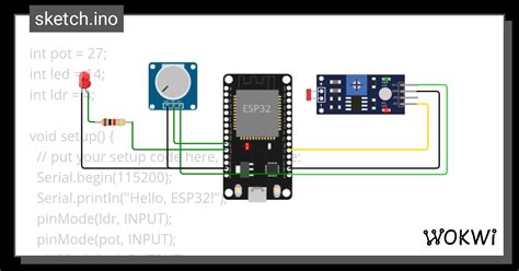 Led Pro Semaforo Com Sensor Wokwi Esp32 Stm32 Arduino Simulator