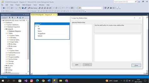 Tutorial Crud Pada Bahasa Pemograman C Menggunakan Database Sql Server