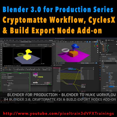 blender for production blender 3 0 to nuke workflow 04 cryptomatte fix cyclesx and build
