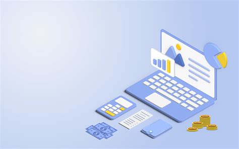 3d 일러스트 레이 션 재무 관리 개념 및 투자 돈으로 지불의 배너 템플릿 3차원 형태에 대한 스톡 사진 및 기타 이미지 3차원 형태 개념 개념과 주제 Istock