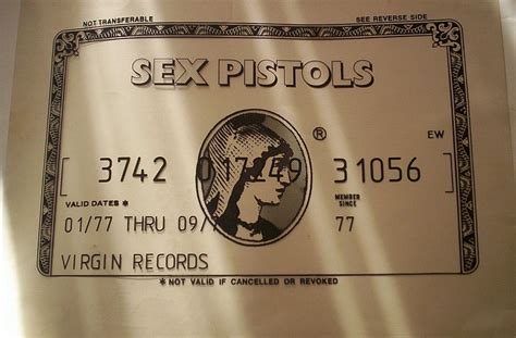 Sold At Auction Sex Pistols American Express Jamie Reid