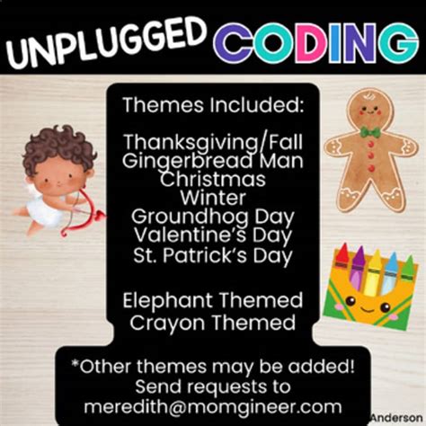 Sale Unplugged Coding Bundle Of Stem Activities No Tech Sub Plans Fast Finshers