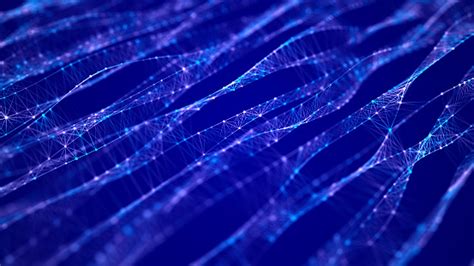 연결 점및 선이 있는 추상적인 배경입니다 미래지향적인 다이나믹 웨이브 Dna를 가진 과학 배경 기술 일러스트레이션 3d 렌더링 Dna에 대한 스톡 사진 및 기타 이미지