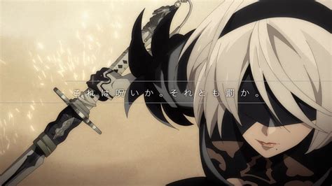 Nier Automata Ver1 1a Teaser Anime Oficial Promotion File 009