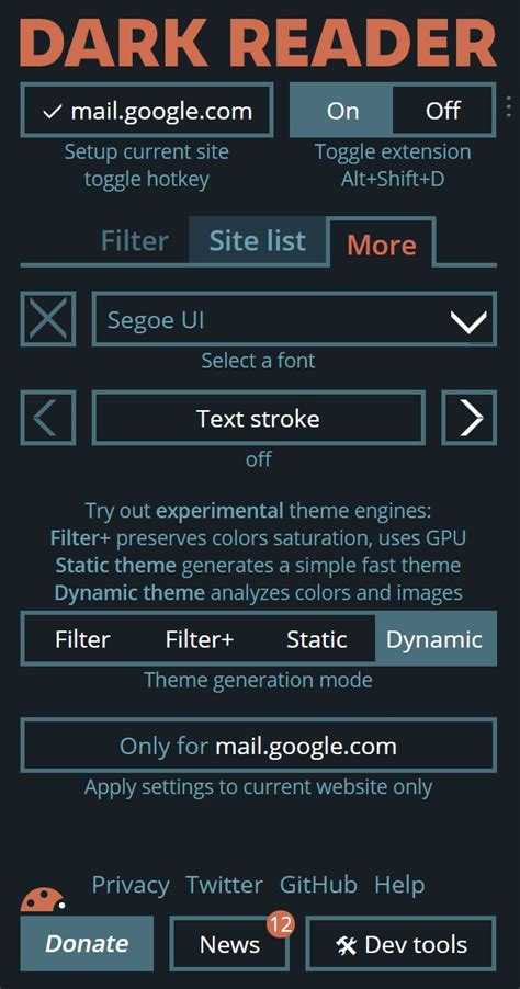 Gmail View Sections Cannot Display · Issue 2277 · Darkreader