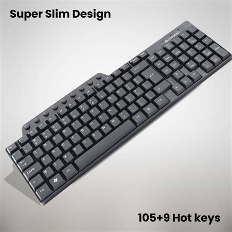 Buy Zebronics Usb Optical Keyboard And Mouse Combo Ergonomic Design Zeb Judwaa 555 Black