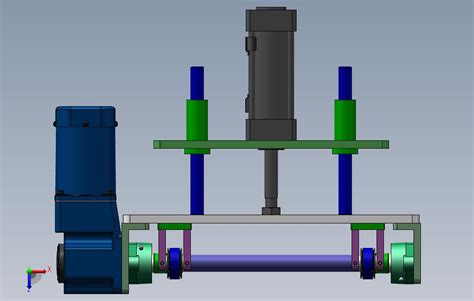 气缸顶升横移机构同步带移栽机构 SOLIDWORKS 2014 模型图纸免费下载 懒石网