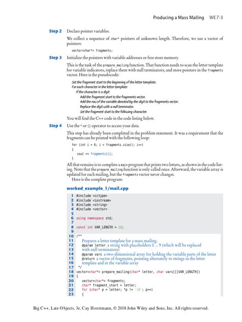 Ch7 We1 3 Pdf Pointer Computer Programming Computer Science