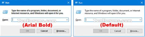 Change Default System Font In Windows Tutorials