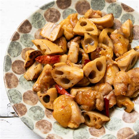 れんこんと鶏肉のピリ辛中華炒め ごちそうさまofficial