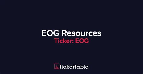 What Does Eog Resources Do What Does Eog Resources Do