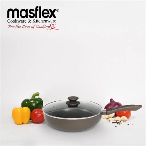Masflex 28cm Master Class Induction Stir Frypan With Glass Lid 3 8 Liters Shopee Philippines