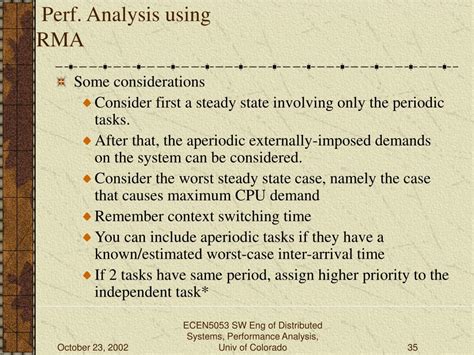 Ppt Performance Analysis Of Concurrent And Distributed Real Time Software Designs Powerpoint