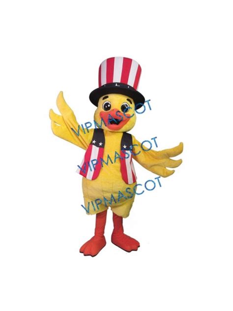 Uncle Sam Duck Mascot Costume