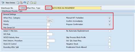 sap ewm wocr auto pick hu creation sap community