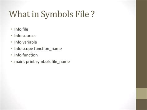 Debugging With Gnu Debugger Gdb Ppt